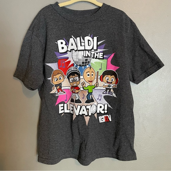 FGTeeV | Shirts & Tops | Fgteev Baldi In The Elevator Tee | Poshmark